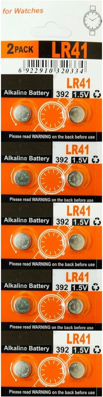 Maxell Genuinebattery LR41 AG3 LR736 392 392a 192 SR41 Button Coin Cell Battery - Pack of 10 ...