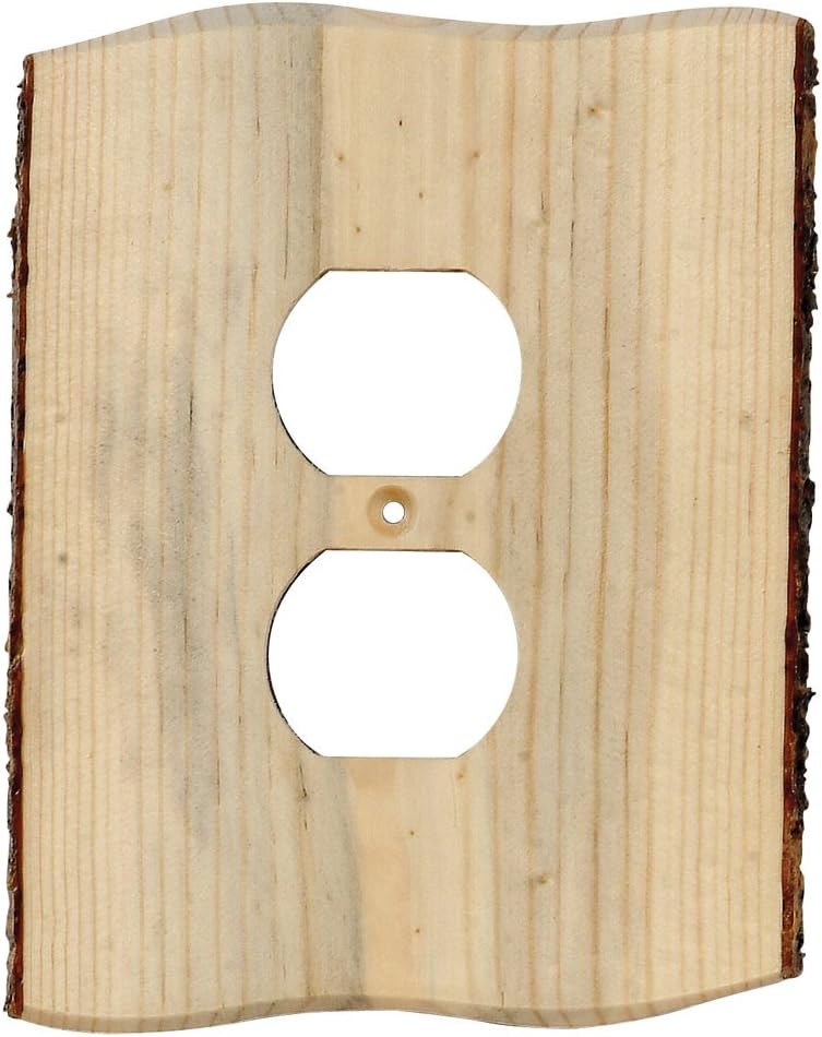 Amazon.com: BLACK FOREST DECOR Rustic Edge Blued Pine Outlet Cover – 4 ...