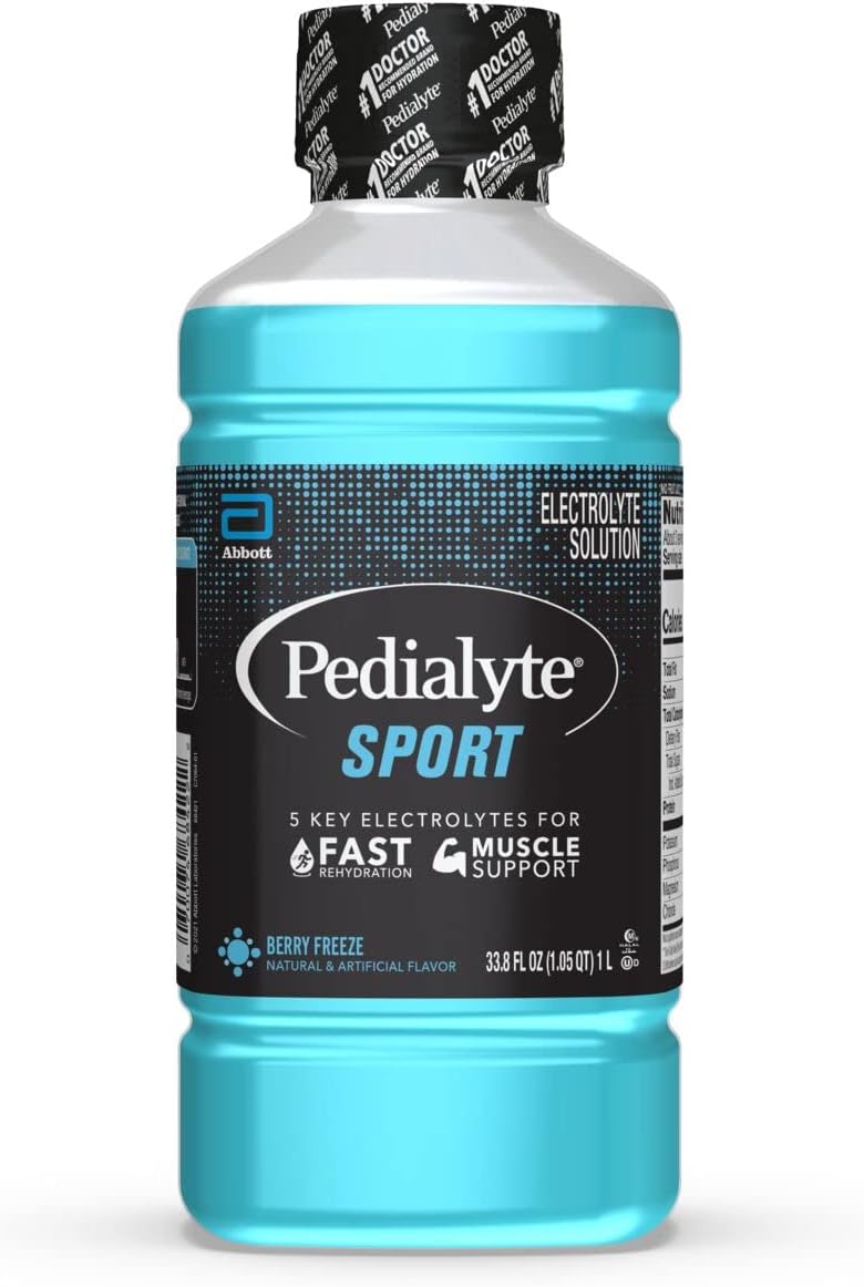 Amazon.com: Pedialyte Sport Electrolyte Drink, Fast Hydration with 5 ...