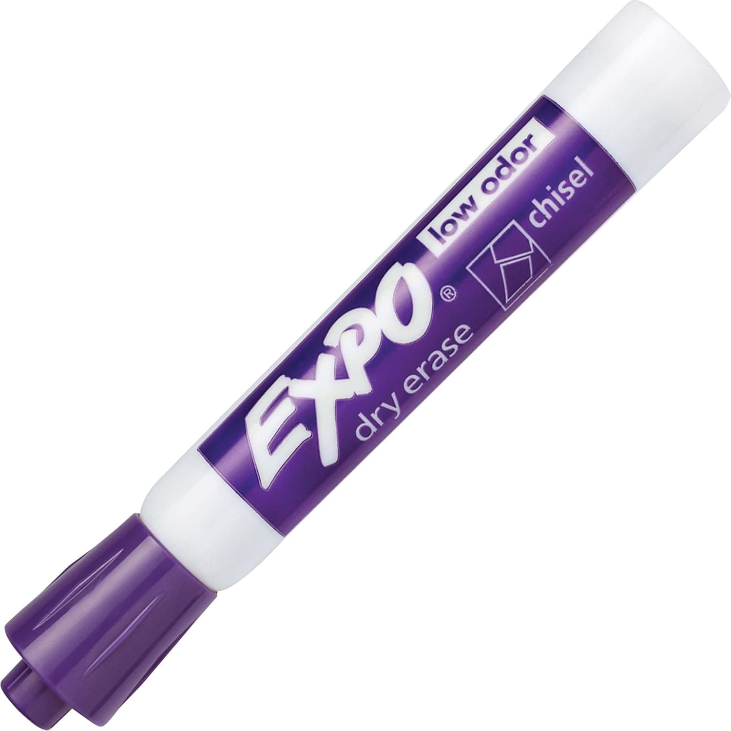 Amazon.com : EXPO® Low-Odor Dry-Erase Markers, Chisel Point, Purple ...
