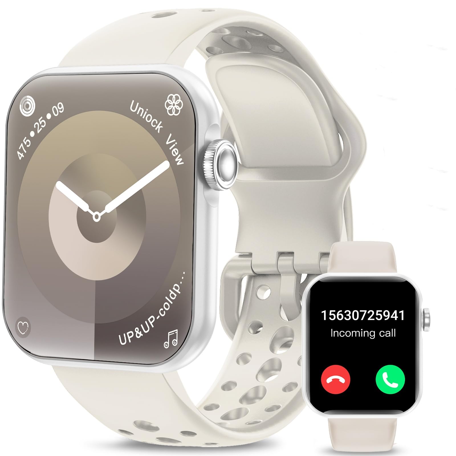 niolina Smart Watch, 1.83" Smart Watches for Women Men (Answer/Make ...