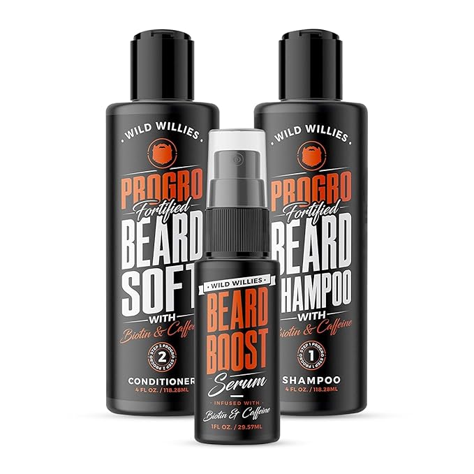 Amazon.com : Wild Willies Moisturizing Beard Shampoo & Conditioner Kit ...
