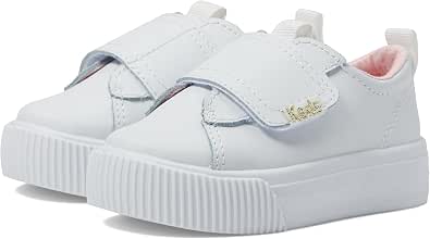 Amazon.com | Keds Baby Girl's Triple Step (Toddler) White 5 Toddler M ...