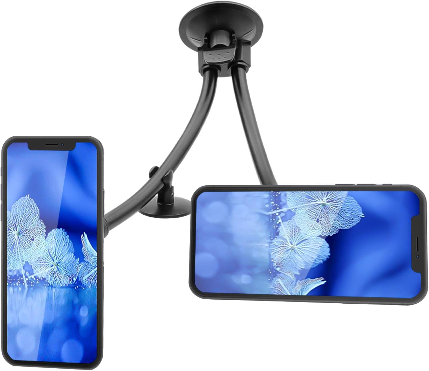 Amazon.com: CAVIANA Dual Phone Holder for Car Cup Holder – Long ...