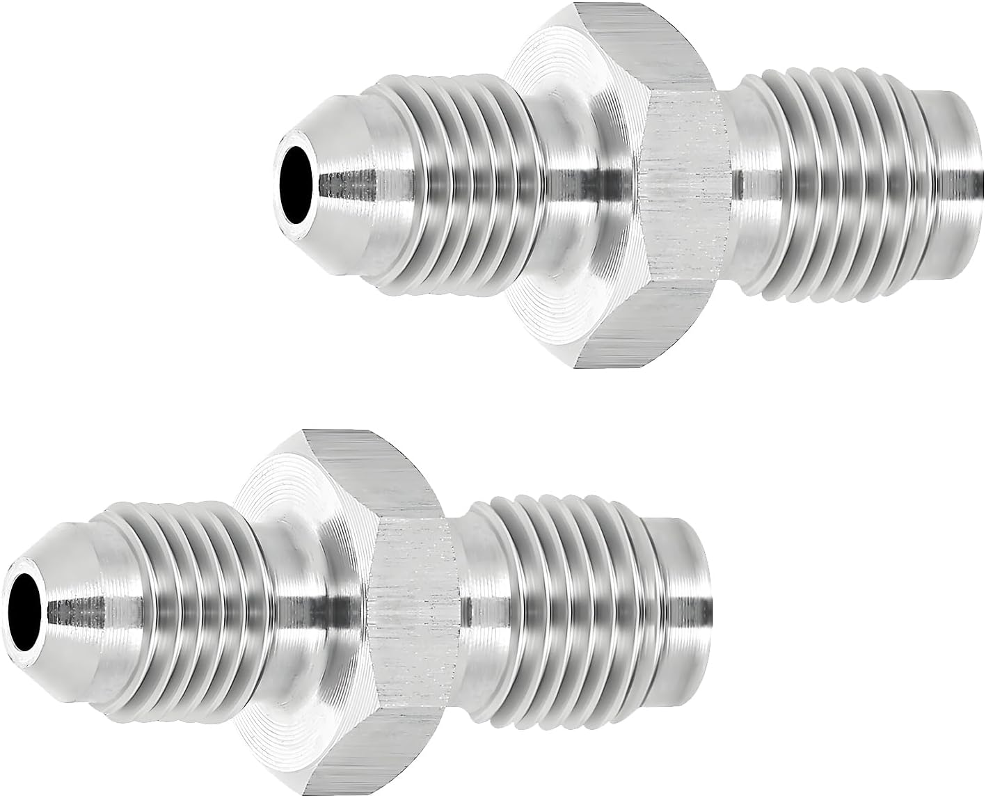 Amazon.com: 2Pcs Brake Fitting Adapter, 3AN Male To 3/8‑24 HAF01 ...