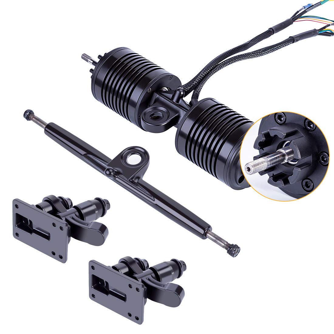 Buy Runsun 4-Wheel Electric Skateboard Direct Drive Motor Kit, Include ...