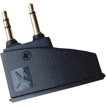 Amazon.com: QC45 Airline Airplane Flight Adapter Aviation Plugs to 3 ...
