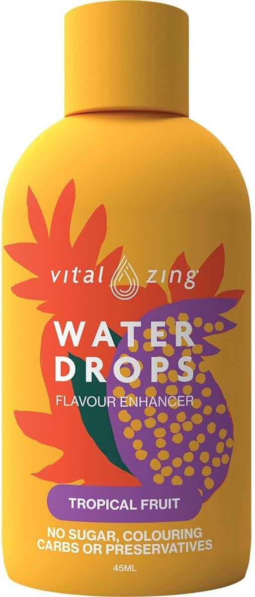 Vital Zing Stevia Tropical Fruit Water Drops 45 ml : Amazon.com.au ...