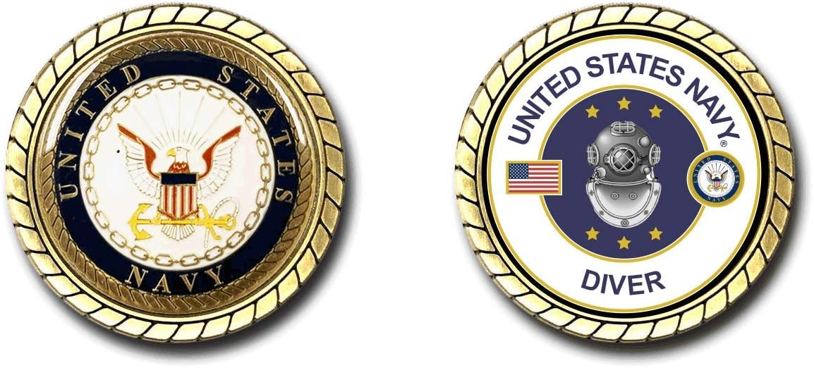 Amazon.com: US Navy Diver Challenge Coin - Officially Licensed ...