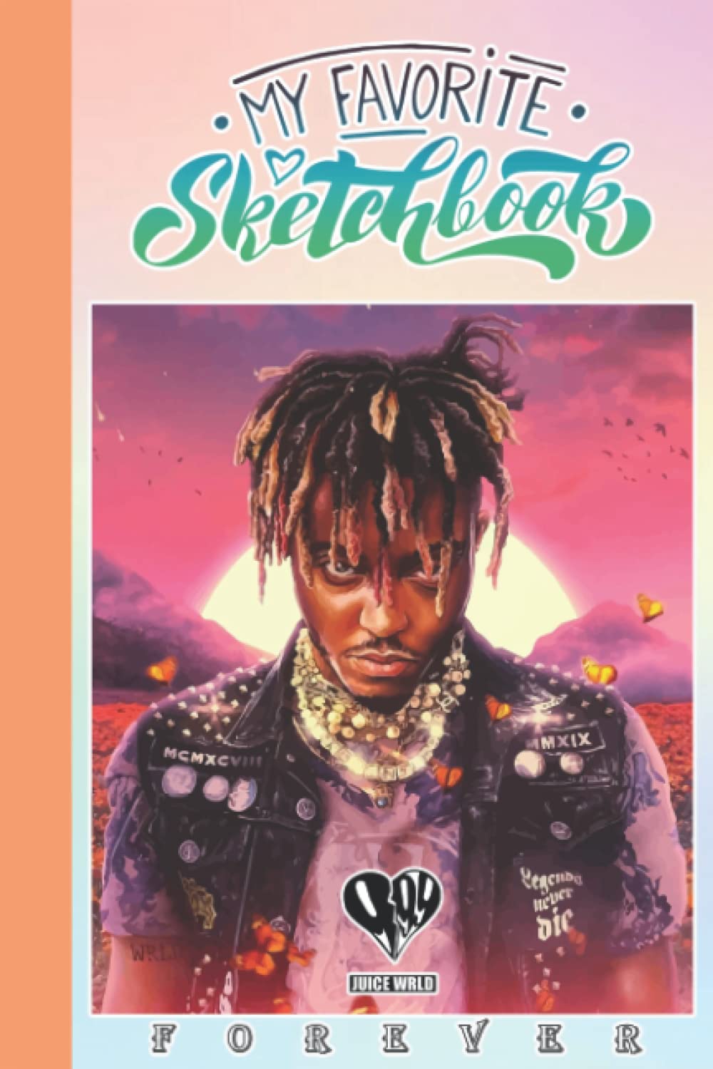 Juice Wrld Sketch Book Singer Rapper Merch Juice Wrld Notebook ...