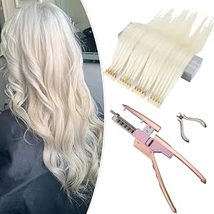 6D 2 Hair Extensions Machine Kit/6D 2nd Generation Human Hair/No-Trace ...