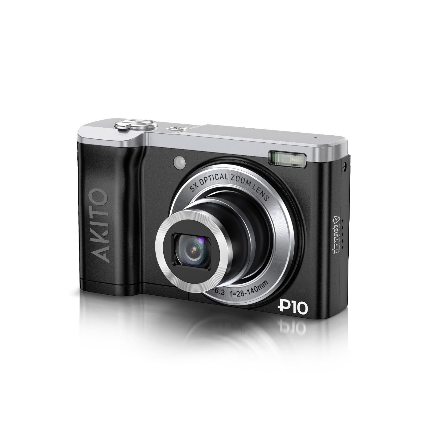 Amazon.com : Akito Plus10 Kosher Digital Camera with 5X Optical Zoom ...