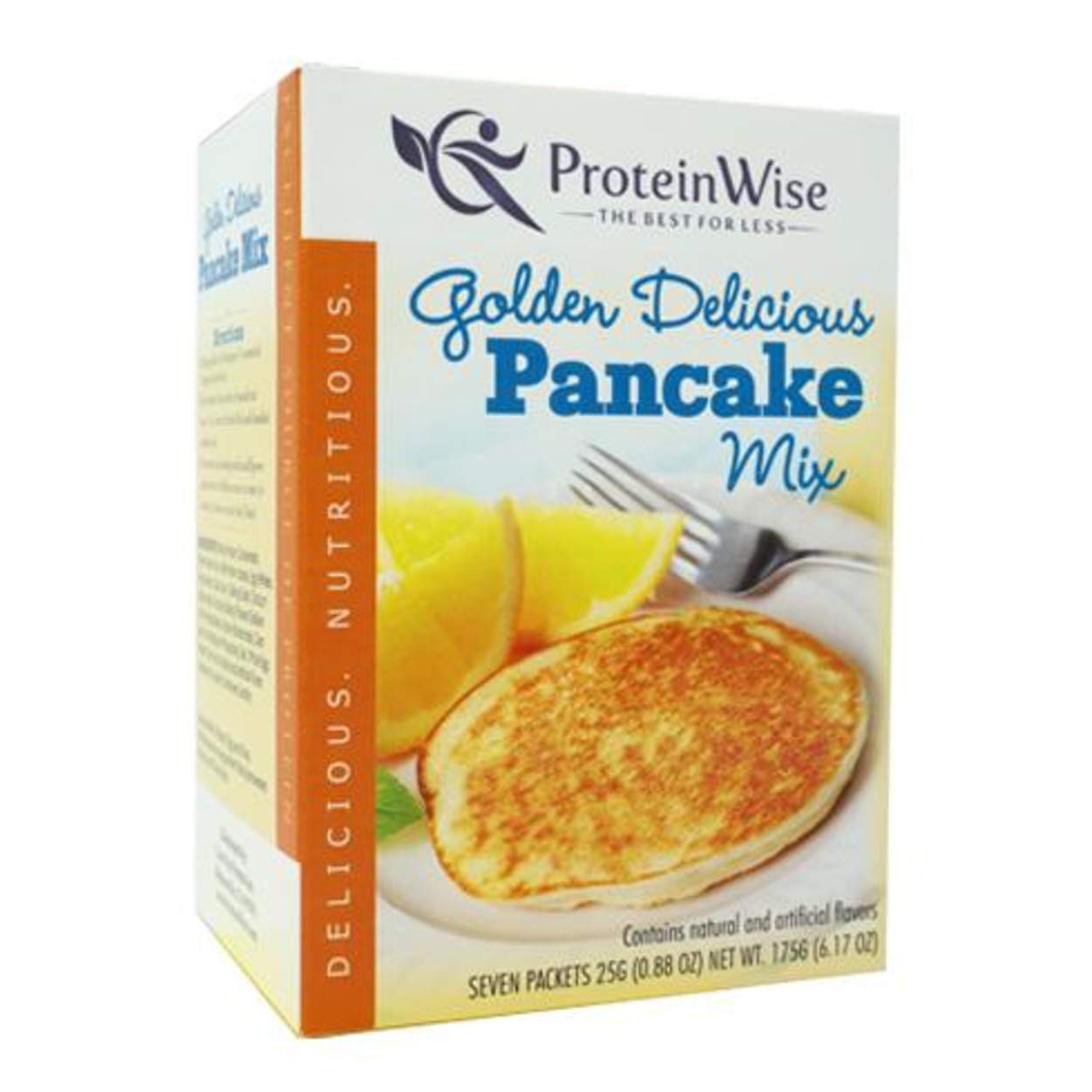 Amazon.com : ProteinWise - Golden Delicious High Protein Pancake Mix ...