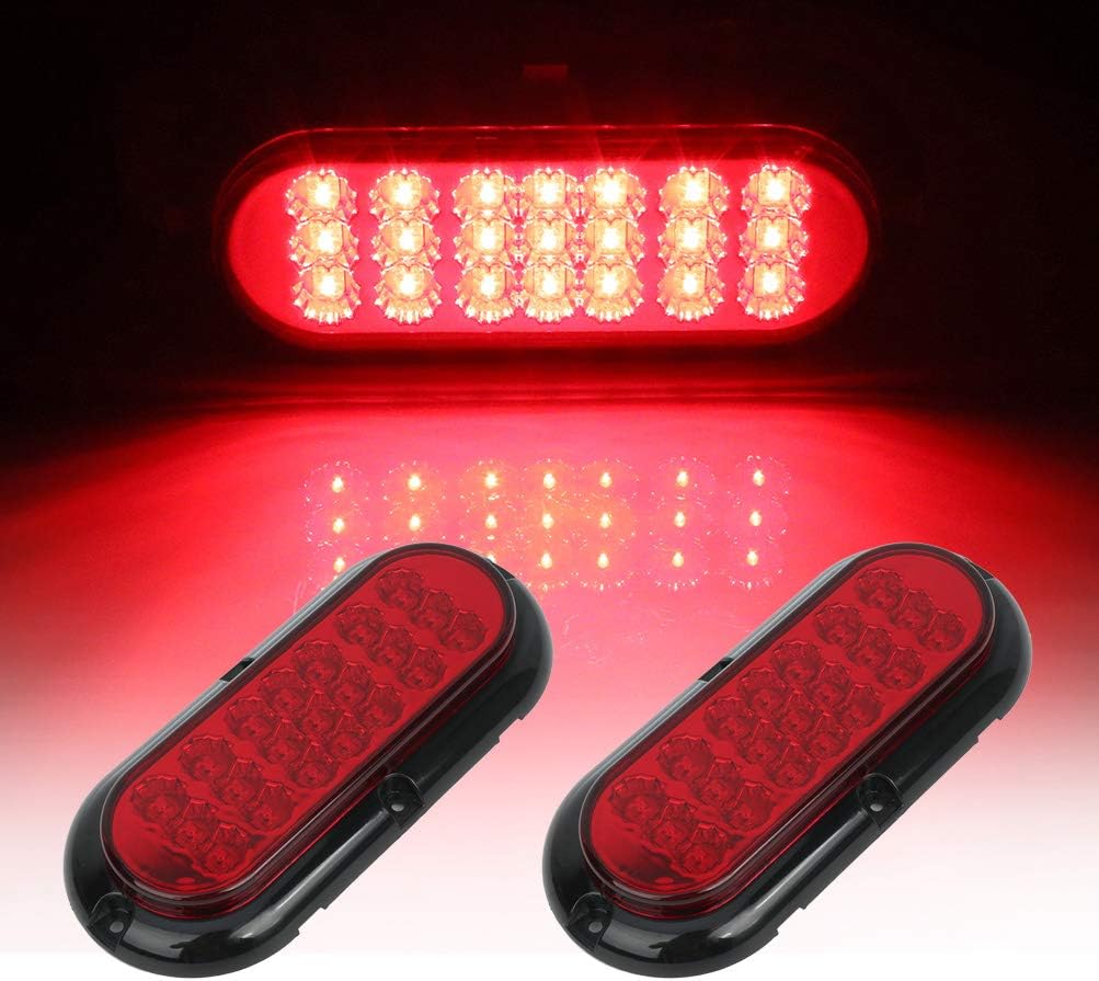 Amazon.com: cciyu Side Marker Light Universal 2pcs Red 21LED Side ...