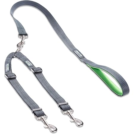 Amazon.com : iYoShop Double Dog Leash with Three Extra Traffic Handles ...