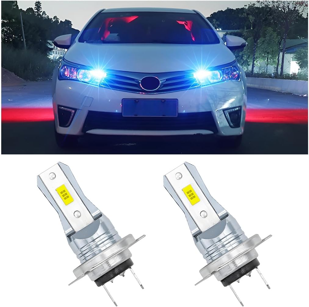 Amazon.com: KISLED Super Bright 3000lm H8 H11 LED Fog Lights Bulbs DRL ...