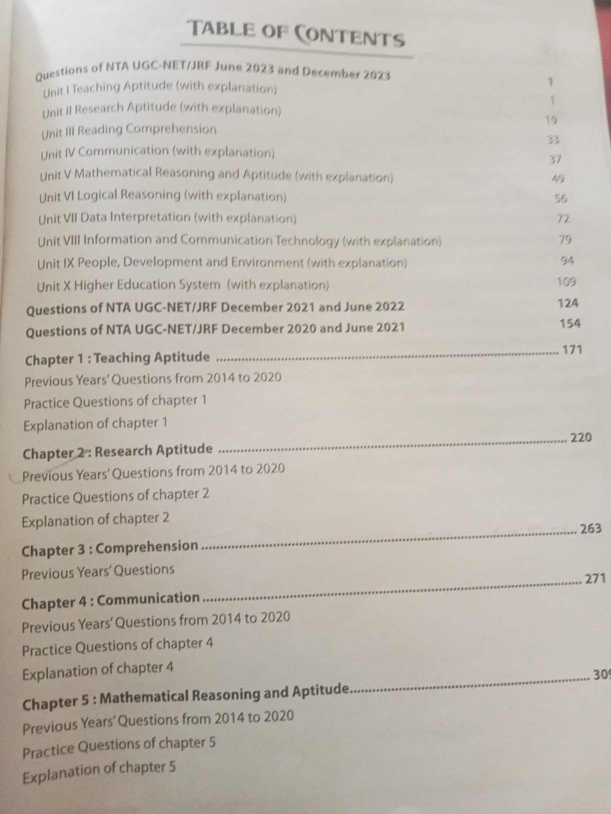 Buy NTA UGC NET | SET | JRF | Topic- Wise Previous Year's Solved Papers With Explanations |2014 ...