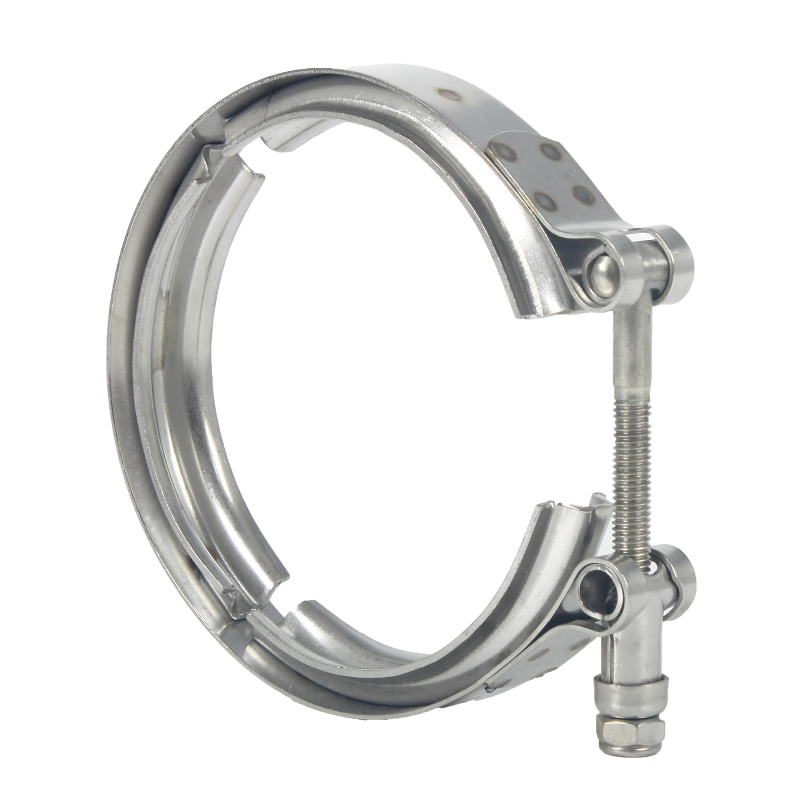 Snapklik.com : JuTauto 4" V Band Clamp For Flange Kit