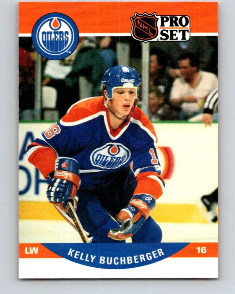 Amazon.com: 1990-91 Pro Set #441 Kelly Buchberger Mint Edmonton Oilers ...
