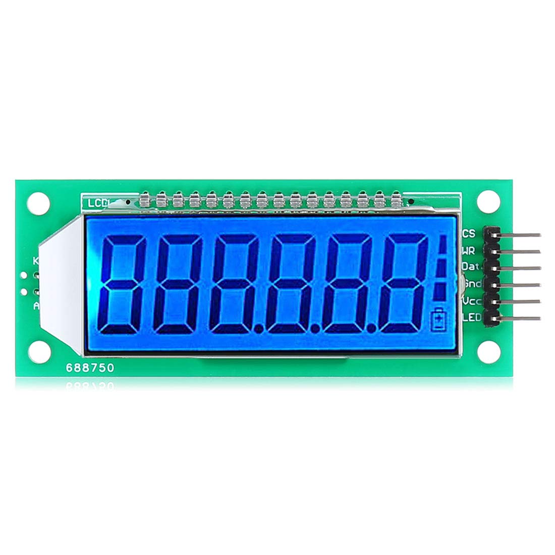 Buy HHM LDTR - WG0101 2.4 inch 6-digit 7-segment LCD Display Module for ...