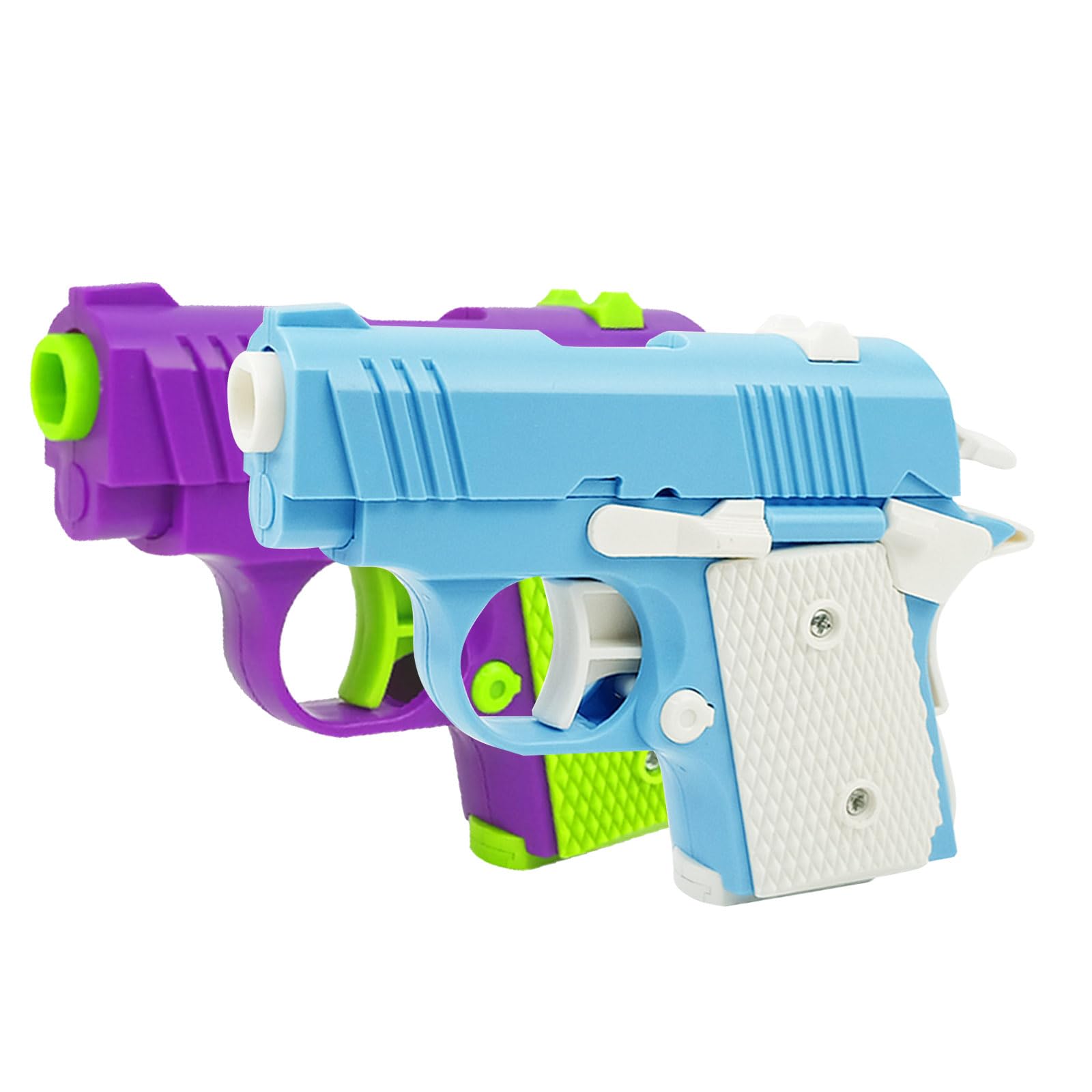 Asix 3D Printed Mini Fidget Pistol Toys,Fidget Gun Toy,Stress Relief ...