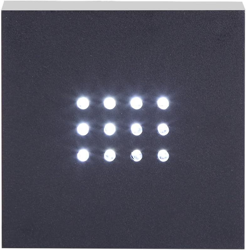 LED Light Base Show Stand Display Plate, 12 LED White Light Display ...