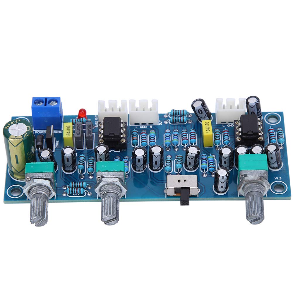 Buy Garosa Preamp Board Digital Tuning Preamp Tone Board 2.1 Channel ...