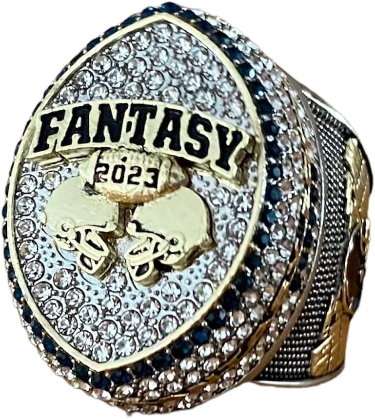 Amazon.com: 2023 Massive Fantasy Football Championship Trophy Ring ...