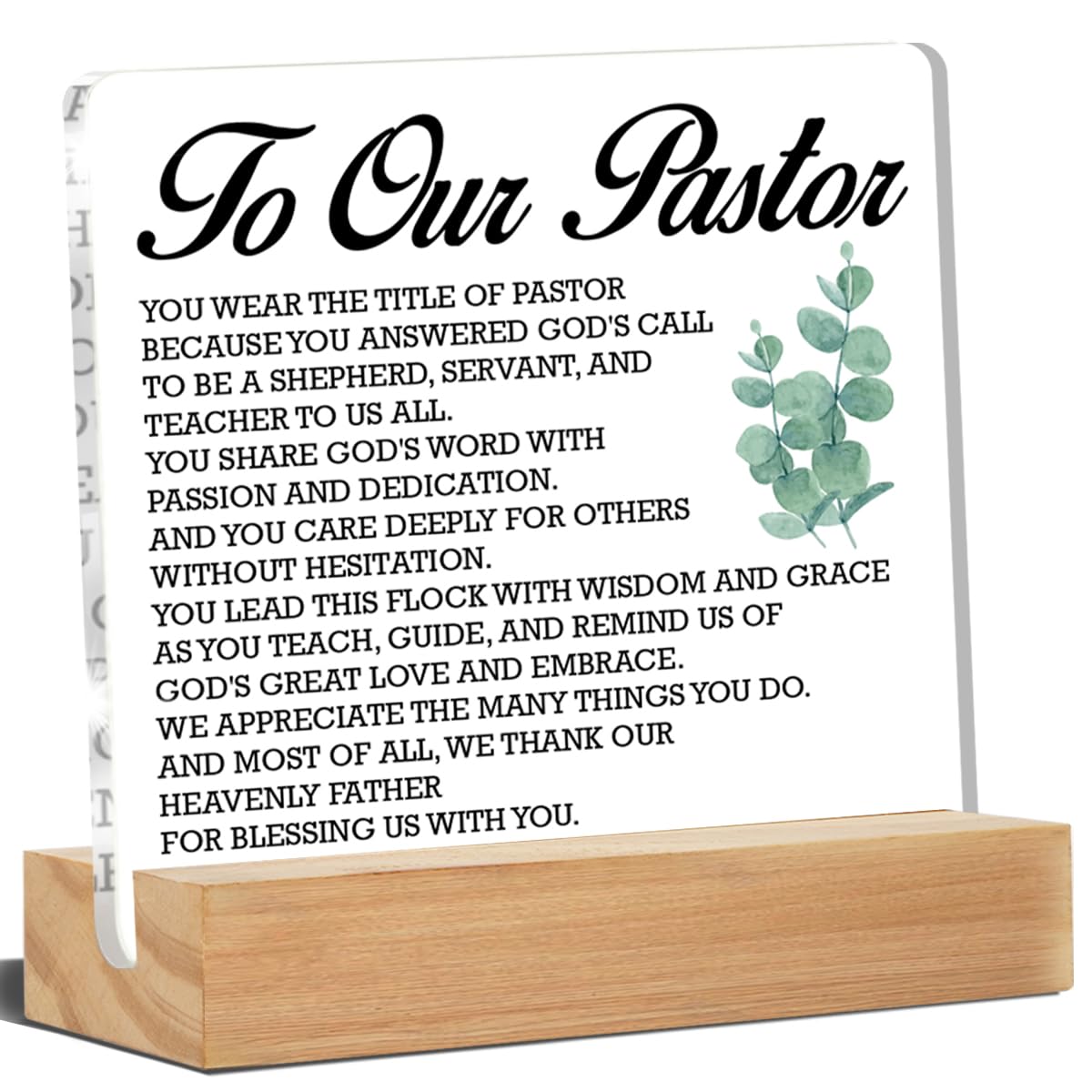 Amazon.com: Pastors Appreciation Gifts for Men, Pastoral Gifts, to Our ...