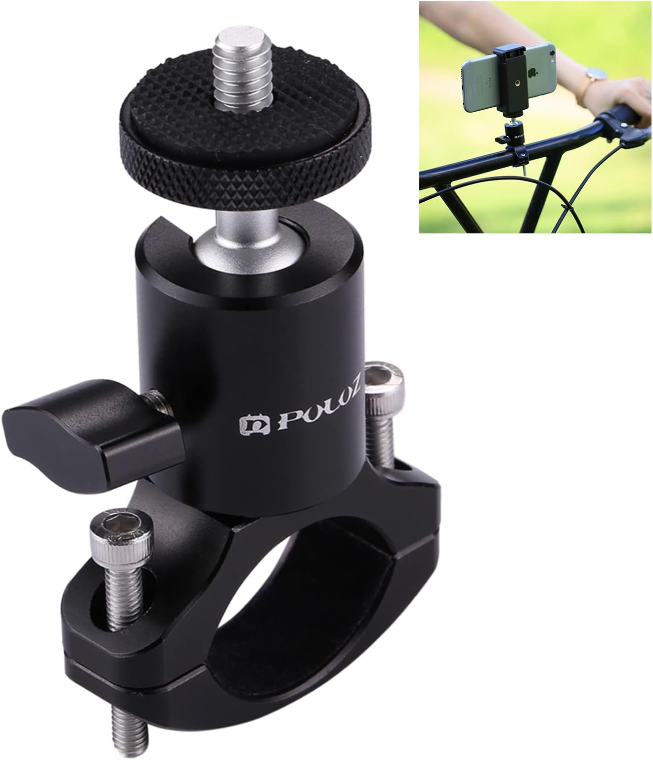 Amazon.com: Aluminum Bike Bicycle Handlebar Mount for Gopro Hero 11 10 ...