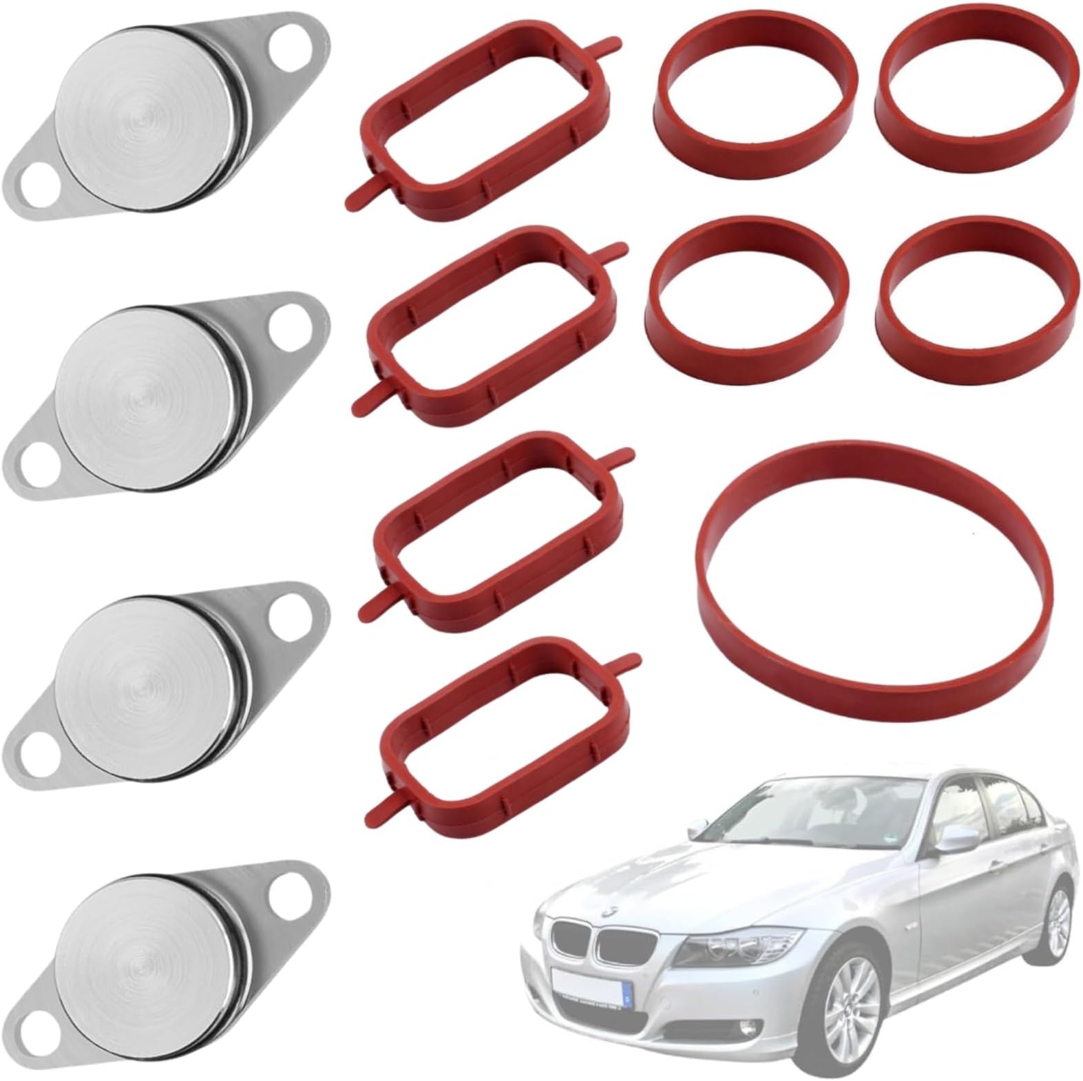 Twowinds - Entstörungssatz 4 Eingangsventile (22mm) + 9 Dichtungen. Vermeiden Sie Motorausfälle ...