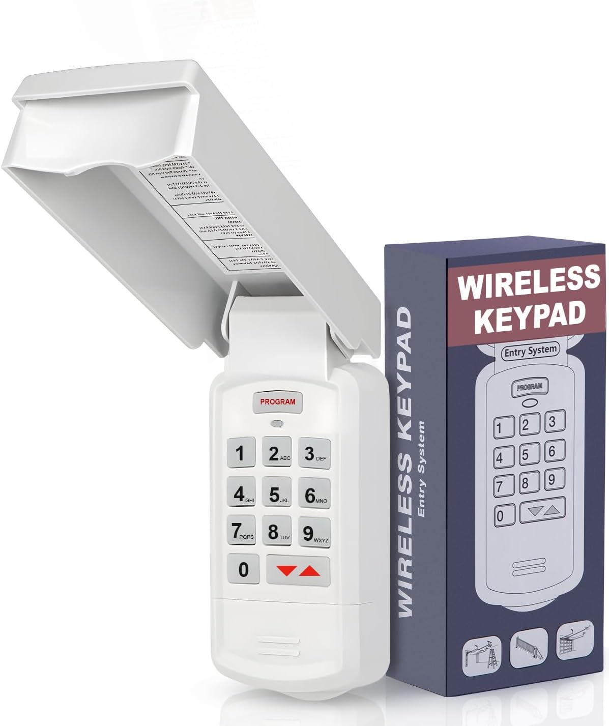 NJCO Replacement for Genie Garage Door Opener Keypad, Wireless Keypad ...