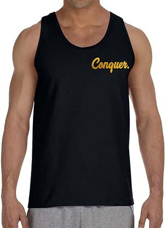 Amazon.com: Interstate Apparel Inc Men's Gold Signature Conquer Chest ...
