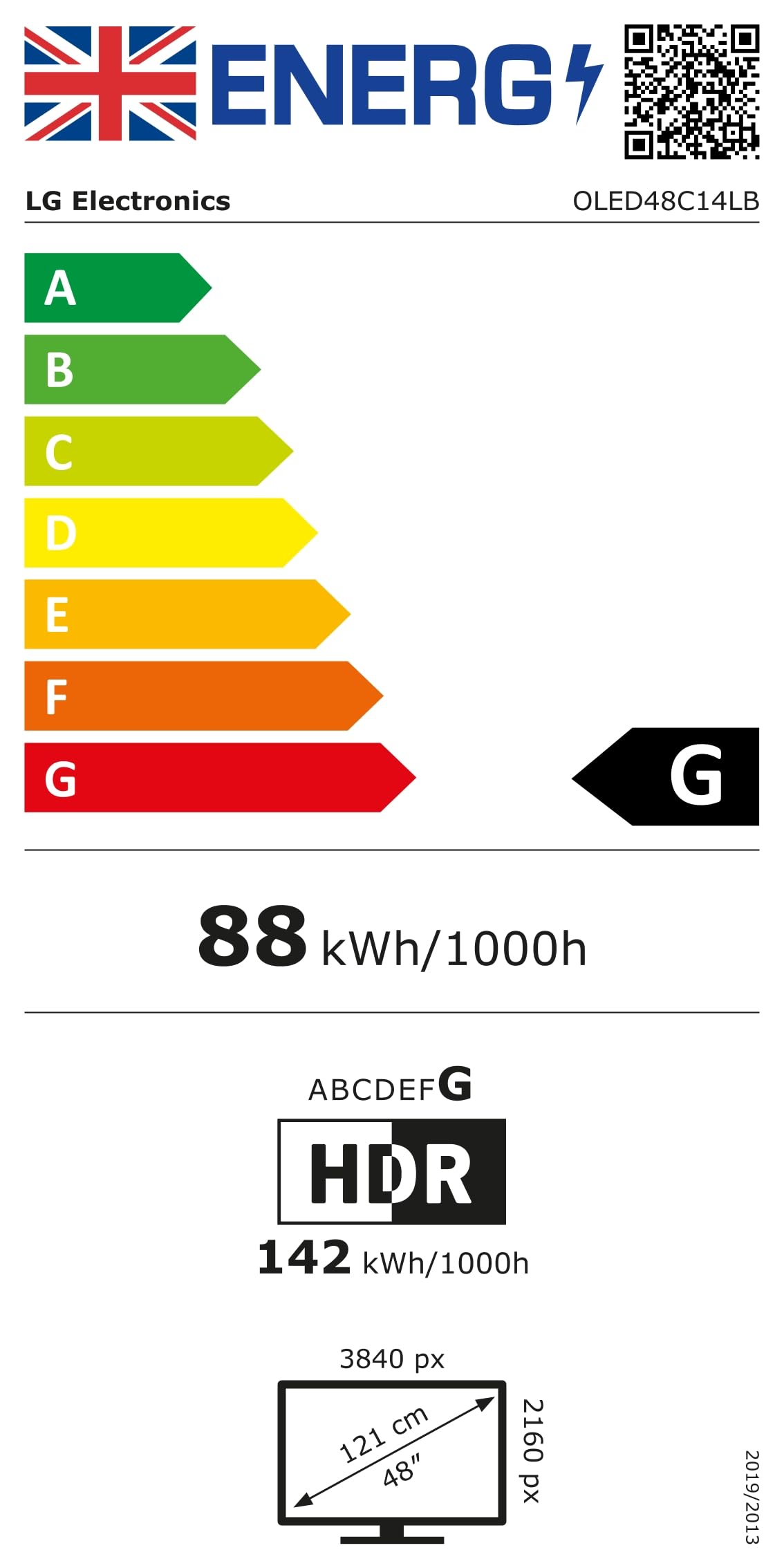 LG OLED48C14LB 48 inch 4K UHD HDR Smart OLED TV (2021 Model) with ...