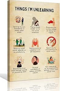 Amazon.com: Greejoeq Things I Am Unlearning Positive Mental Health ...