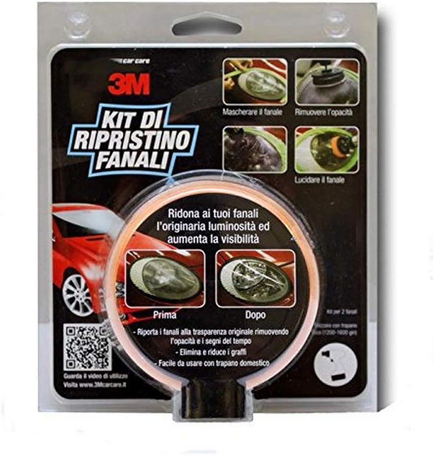 3M Auto Restore and Protect Headlight Restoration Kit, Clearer ...