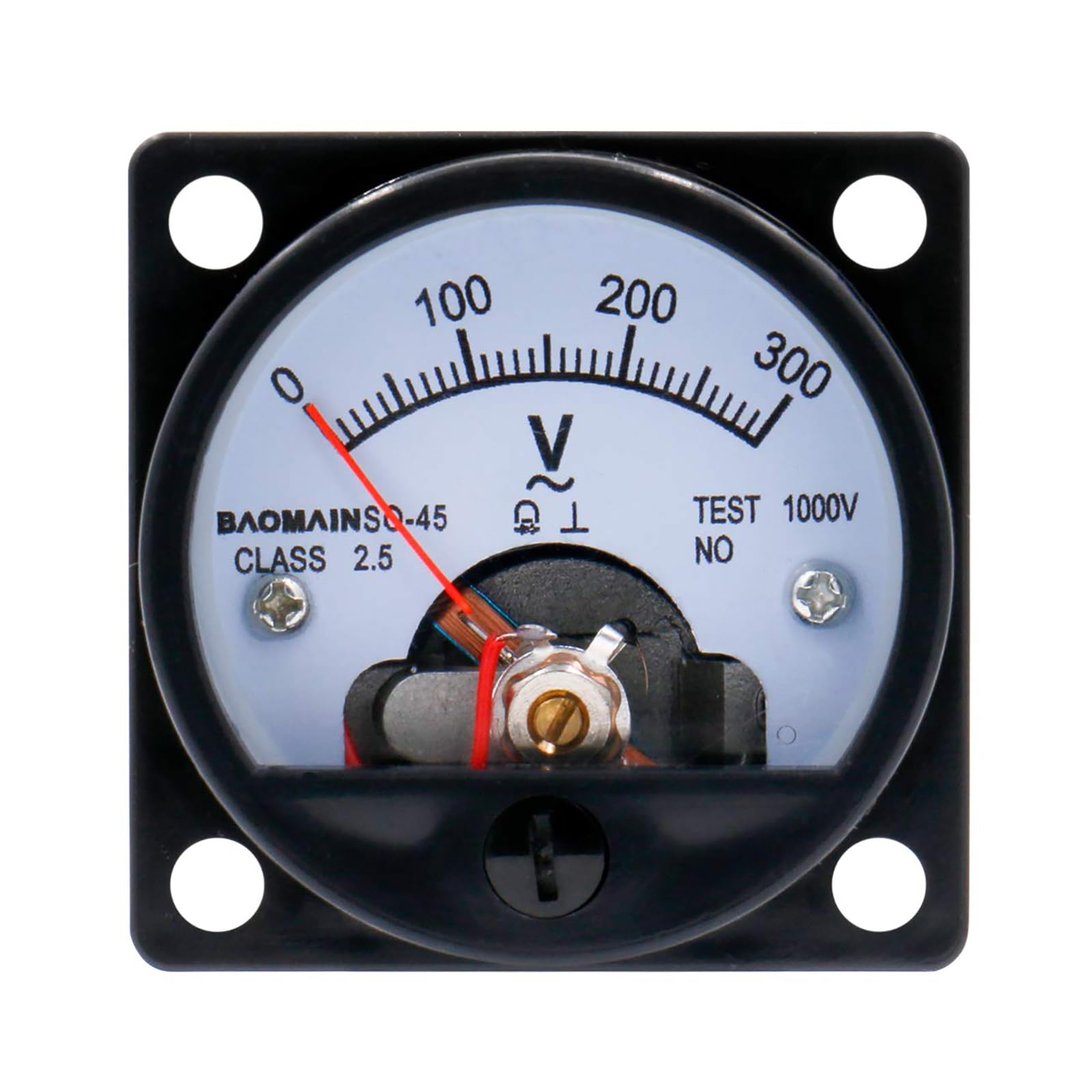 Amazon.com: Baomain Analog Dial Panel Meter Voltmeter Gauge SO-45 AC 0 ...