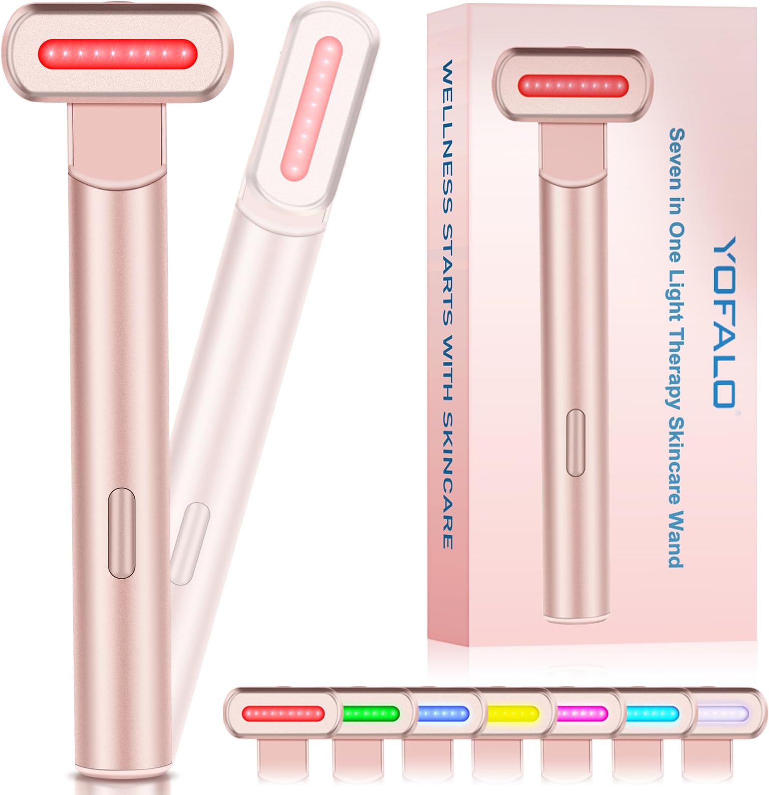 Amazon.com: Yofalo Red Light Therapy for Face, 7 in 1 LED Light Therapy ...