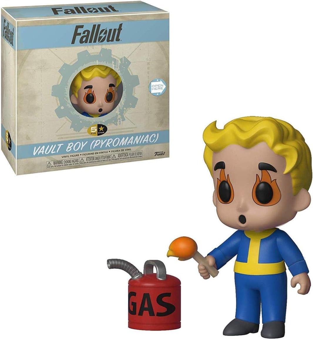 Amazon.com: Funko 5 Star: Fallout - Vault Boy (Pyromaniac), Standard ...