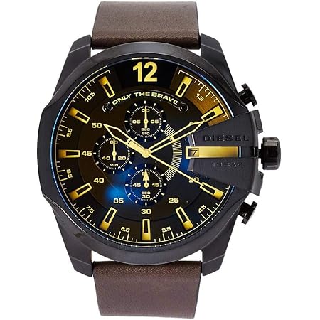 Diesel Watch for Men Mega Chief, Quartz Chronograph Movement, 59 mm ...