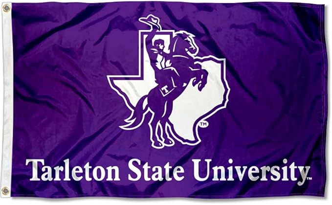 Amazon.com : College Flags & Banners Co. Tarleton State Texans Flag ...
