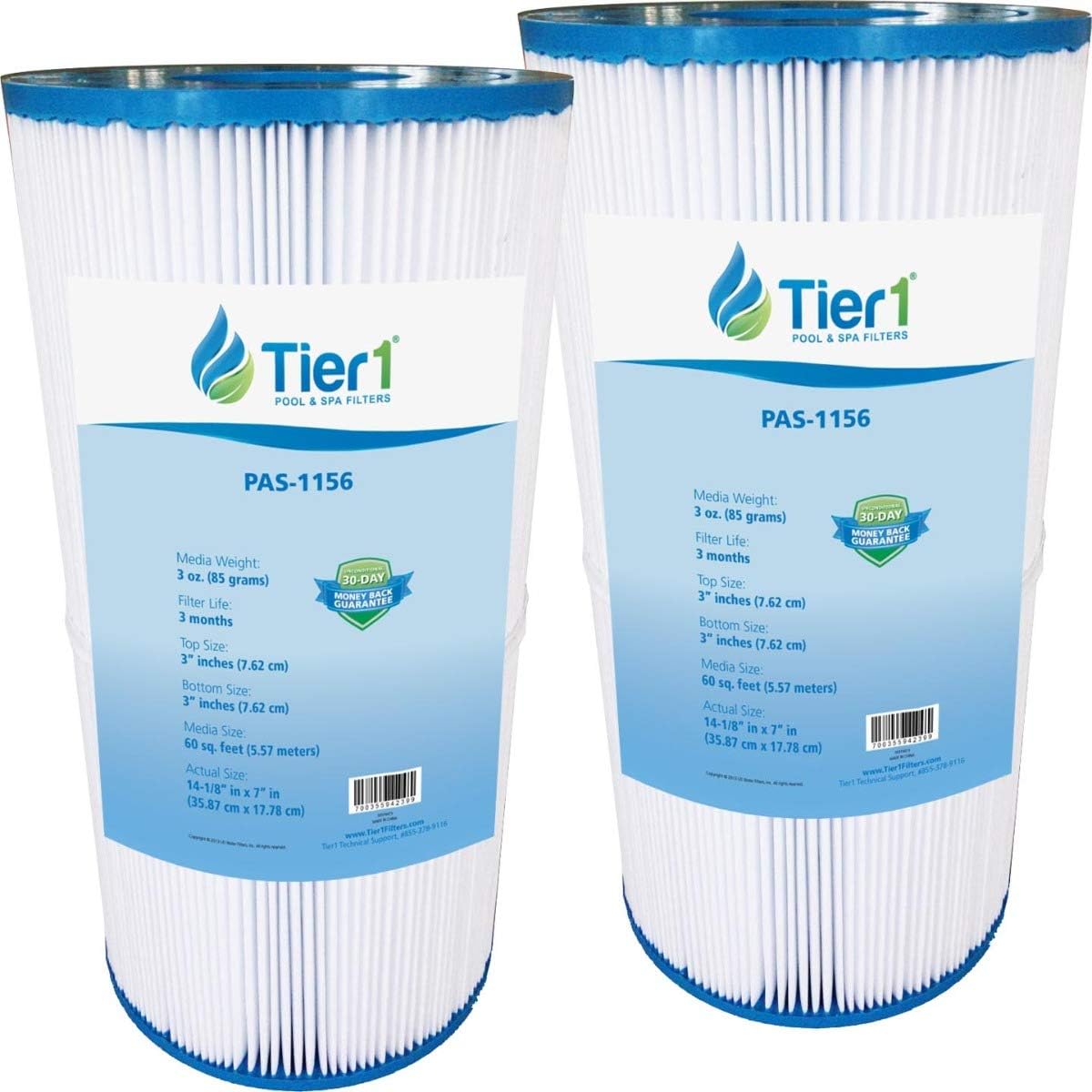 Amazon.com: Tier1 Pool & Spa Filter, Compatible with Pentair Clean ...