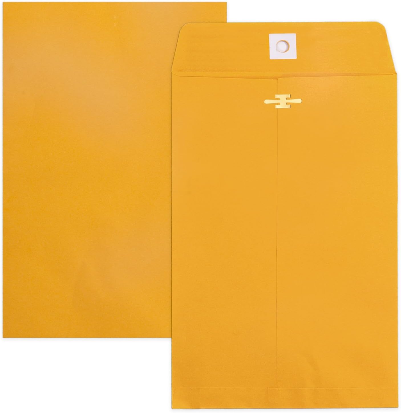 Amazon.com : 6x9 Clasp Envelopes - 20 Pack, Goefun Brown Yellow Manila ...