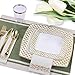 Amazon.com: 175 Piece Gold Dinnerware Set 25 Guest-50 Diamond Square ...