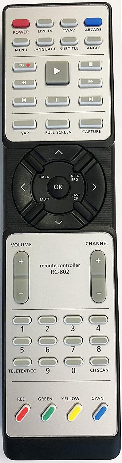 Amazon.com: RC-802 Remote Control for Acer Aspire Series 9110 9510 9520 ...
