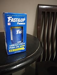 Fast&Up Promega with Double Strength 1250 mg Omega-3 Rich Fish Oil (60 ...