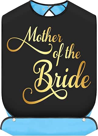 Amazon.com: BWWKTOP Mother Of The Bride Bibs Mother Of The Groom Bibs ...