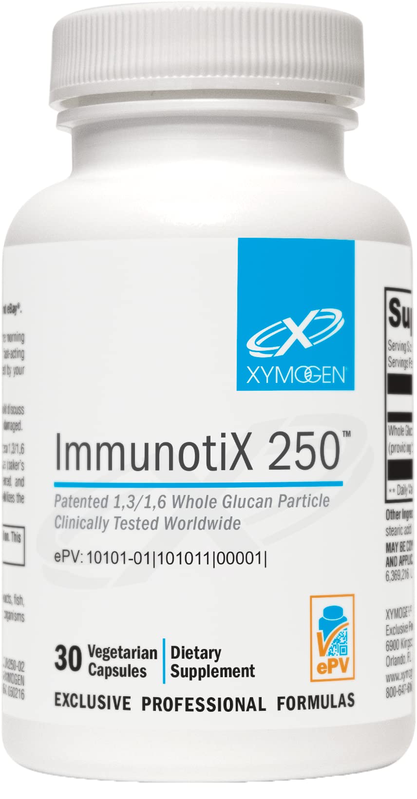 Buy XYMOGEN ImmunotiX 250 - Supports y Immune Function - Patented 1,3/1 ...