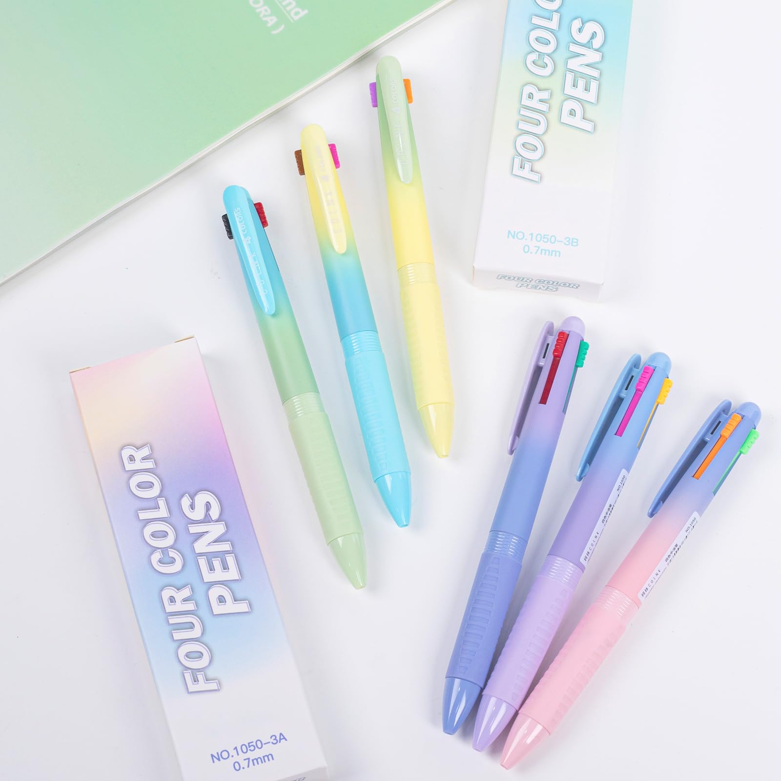 Snapklik.com : 4 Colors Ballpoint Pens In 1,Multicolor Ballpoint Pen ...