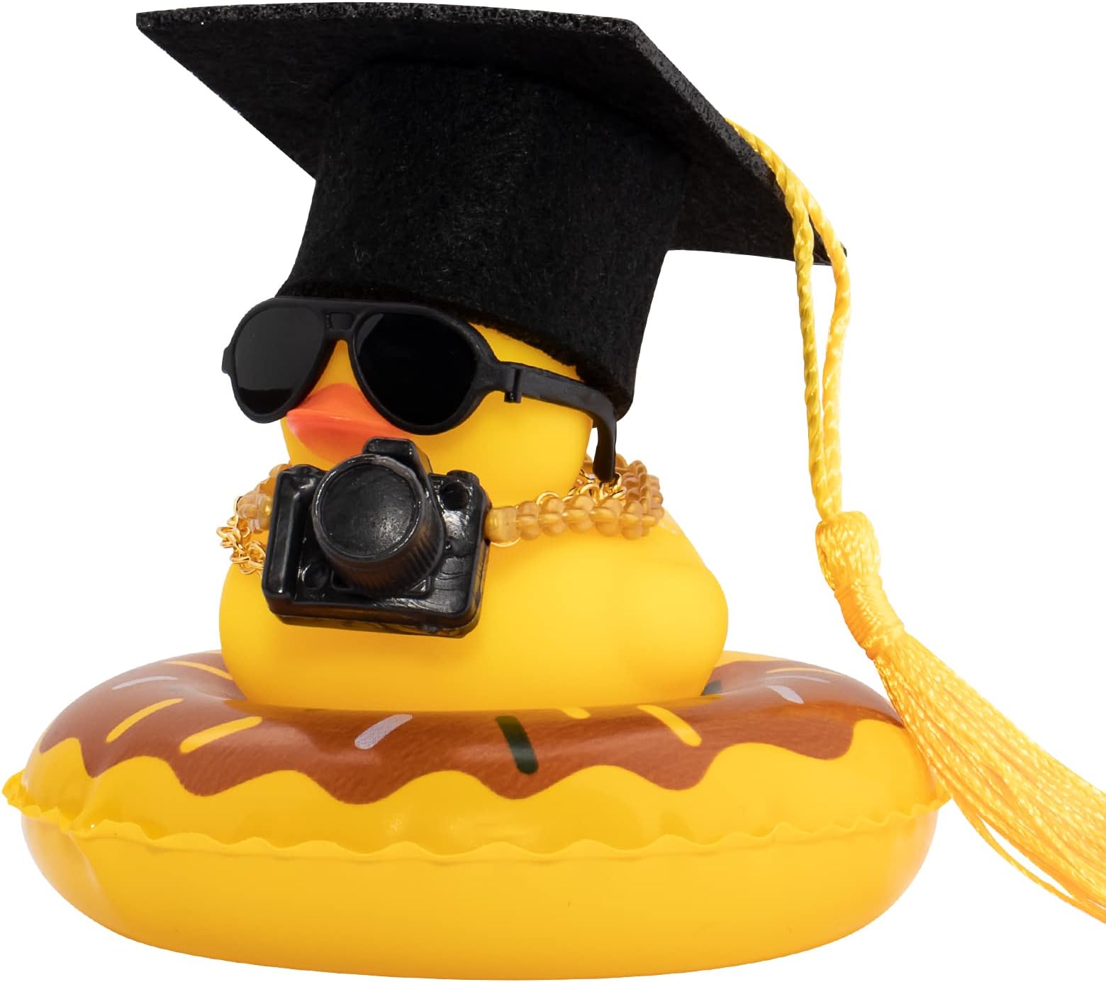 Amazon.com: Chic Graduation Rubber Ducky Favor in Black & Yellow - 2" x ...